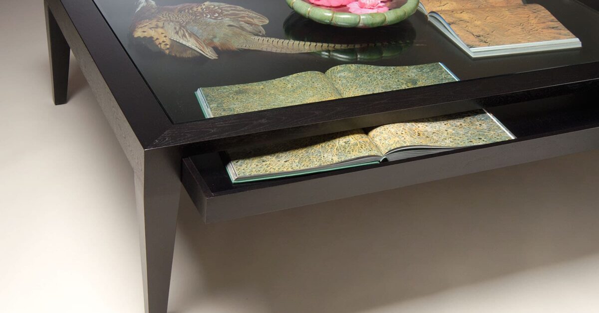 Contemporary Style Glass Top Coffee Table – Gregory Hay Designs
